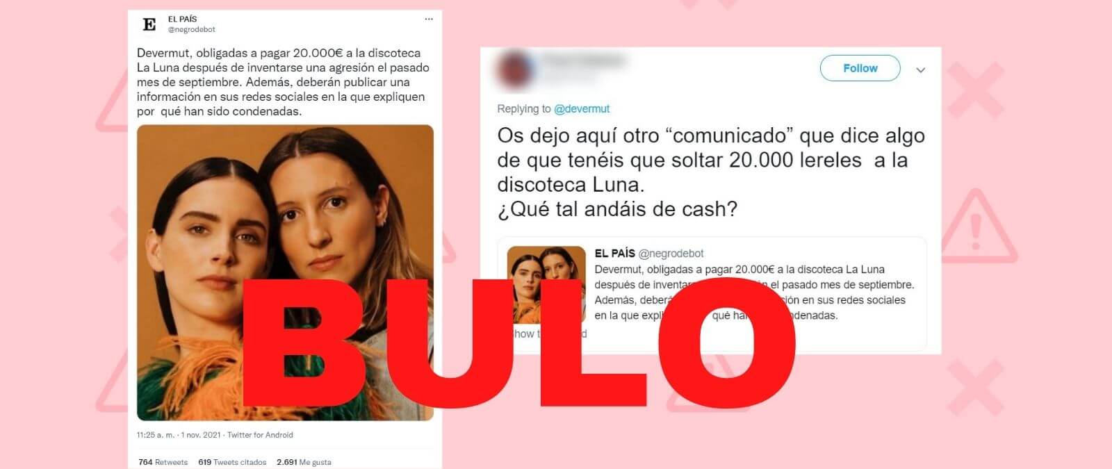 No, 'El País' no ha publicado que las 'influencers' Devermut han sido ...