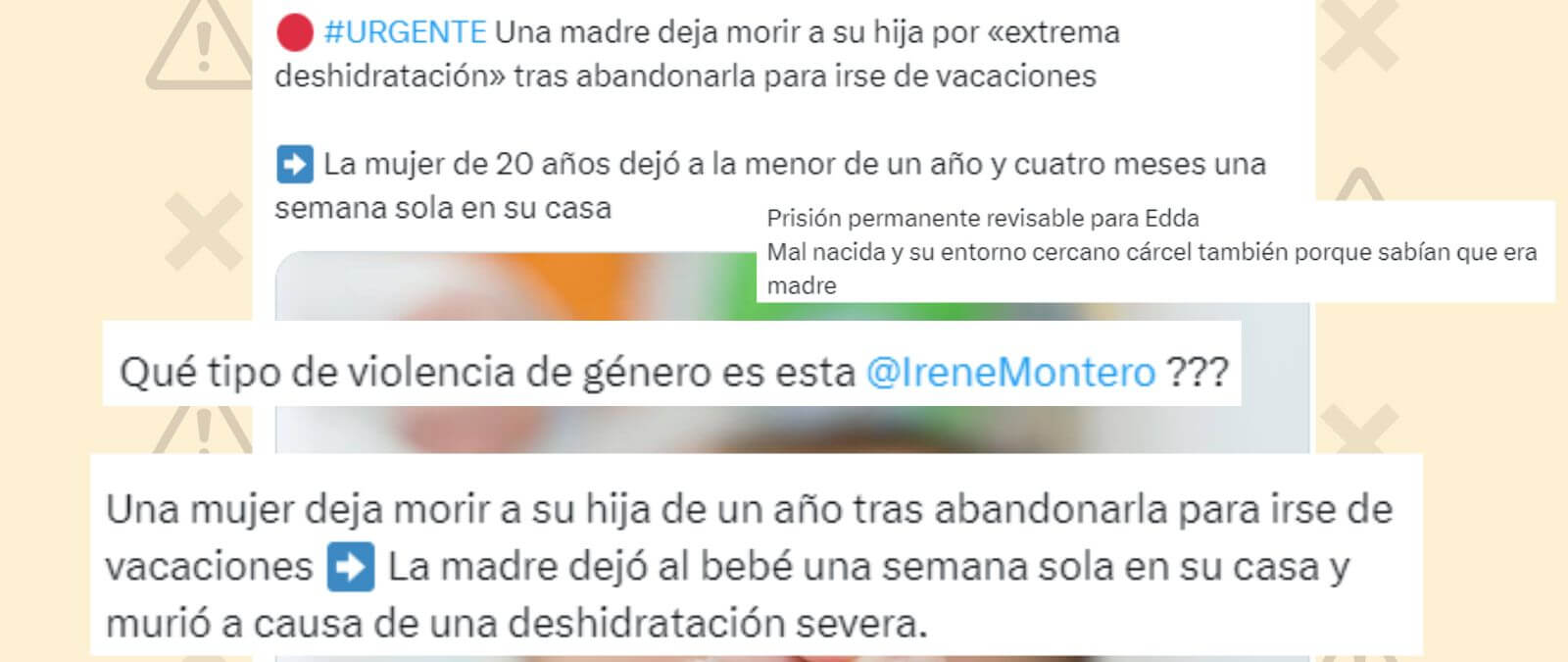 "Una madre deja morir a su hija por «extrema deshidratación» tras abandonarla para irse de ...