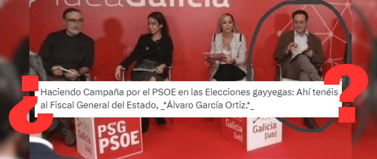 Qué sabemos de la foto de Álvaro García Ortiz, fiscal general del Estado, en un mitin del PSOE ...