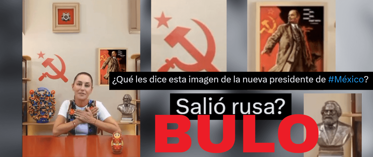 No, esta foto de Claudia Sheinbaum, presidenta electa de México, con ...