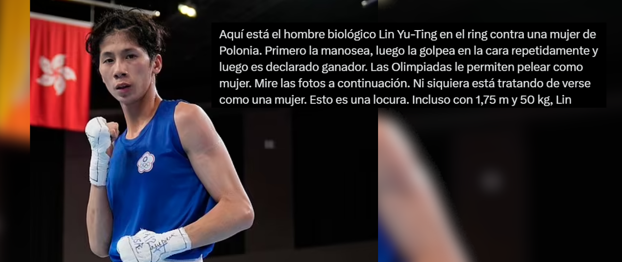 Las desinformaciones sobre que la boxeadora taiwanesa Lin Yu-ting es ...