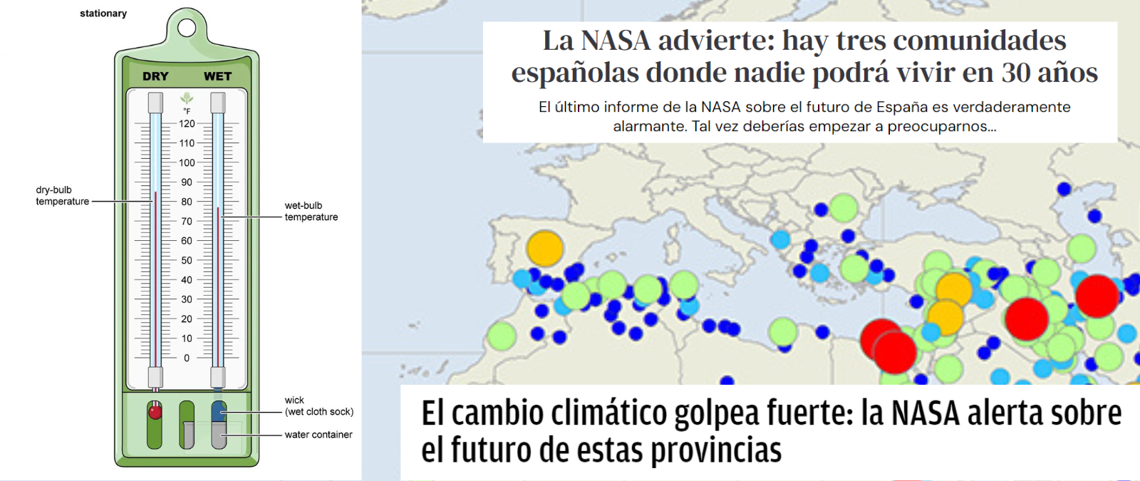 Qué es la temperatura de bulbo húmedo y qué dice realmente la NASA ...